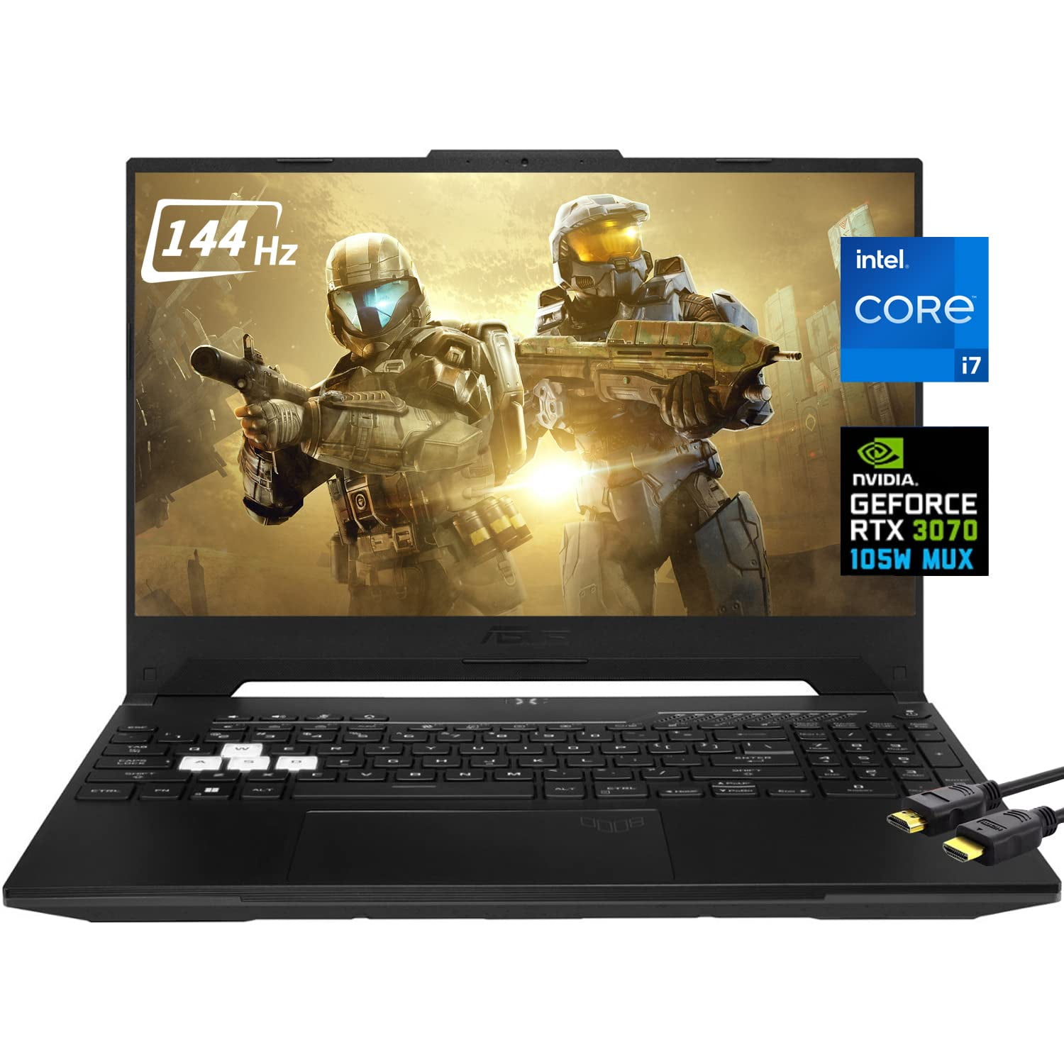Asus TUF Dash 15.6" 144Hz FHD IPS Gaming Laptop, NVIDIA GeForce RTX ...
