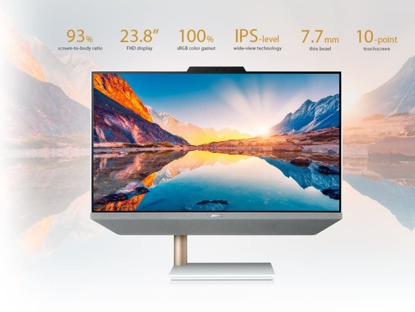 Asus Zen M5 24 M5401 AIO Touch | 23.8" 1920x1080 FHD | Ryzen 7 - 5700U ...