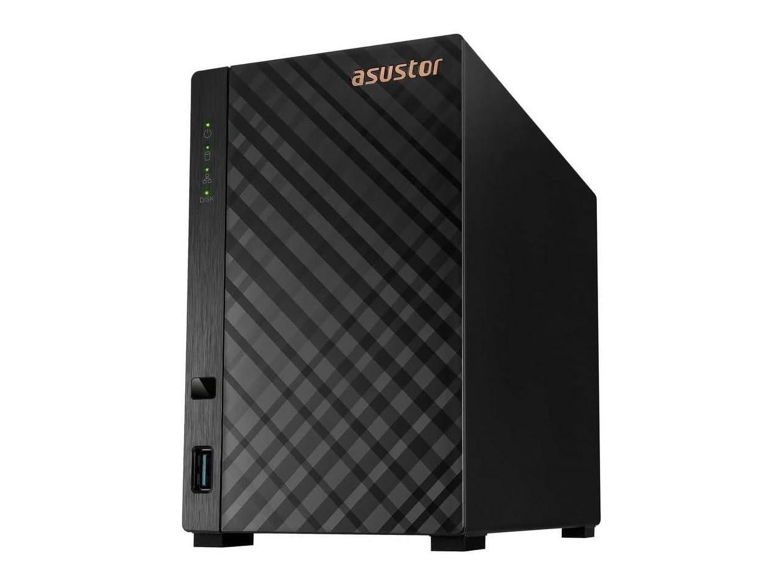 Asustor AS1102TL Drivestor 2 Lite 2 Bay NAS Quad-Core 1.7GHz CPU 1GB ...