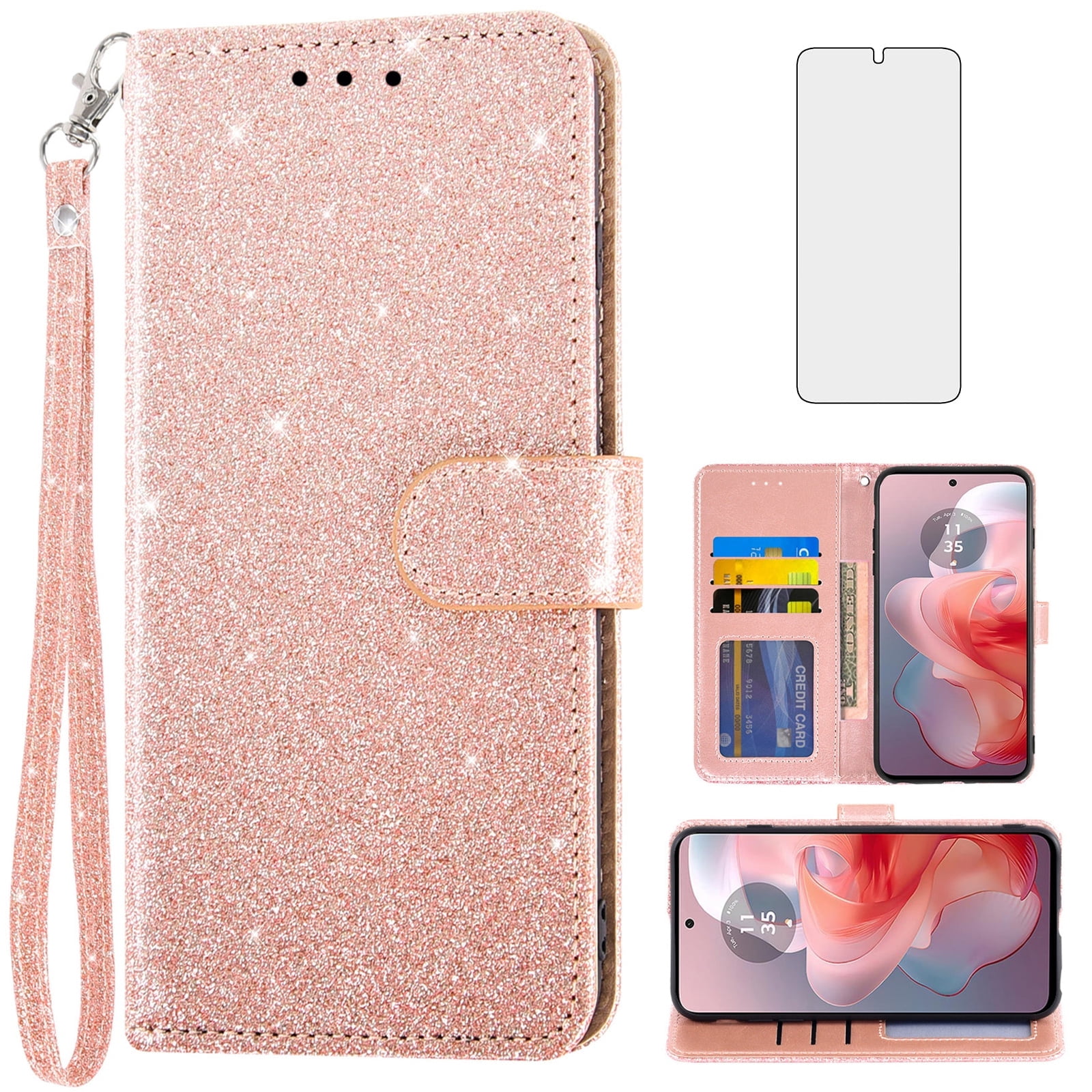 Asuwish Compatible with Motorola Moto G Power 5G 2024 Wallet Phone Case ...