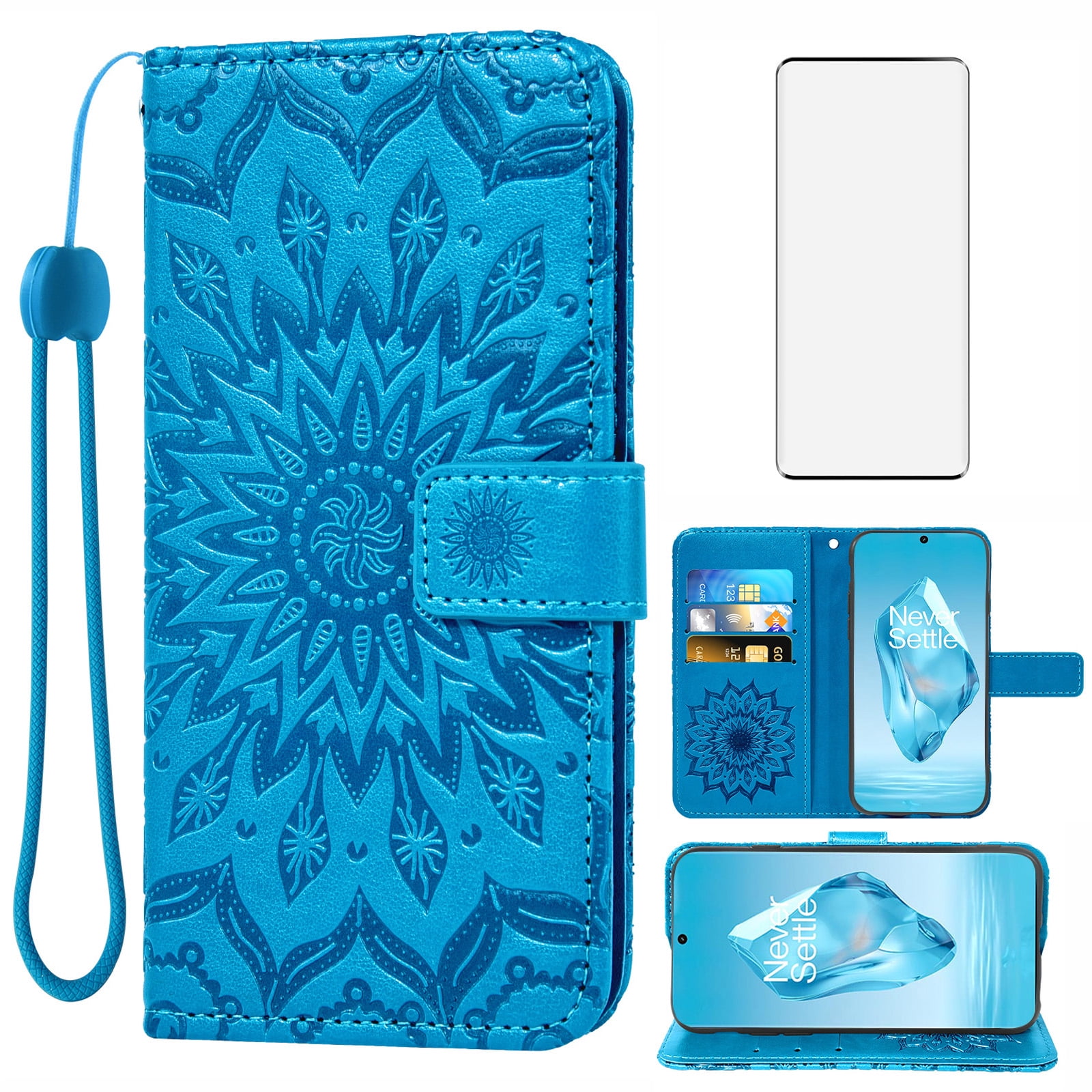 Asuwish Compatible with OnePlus 12R 5G/Ace 3 2024 Wallet Phone Case and ...