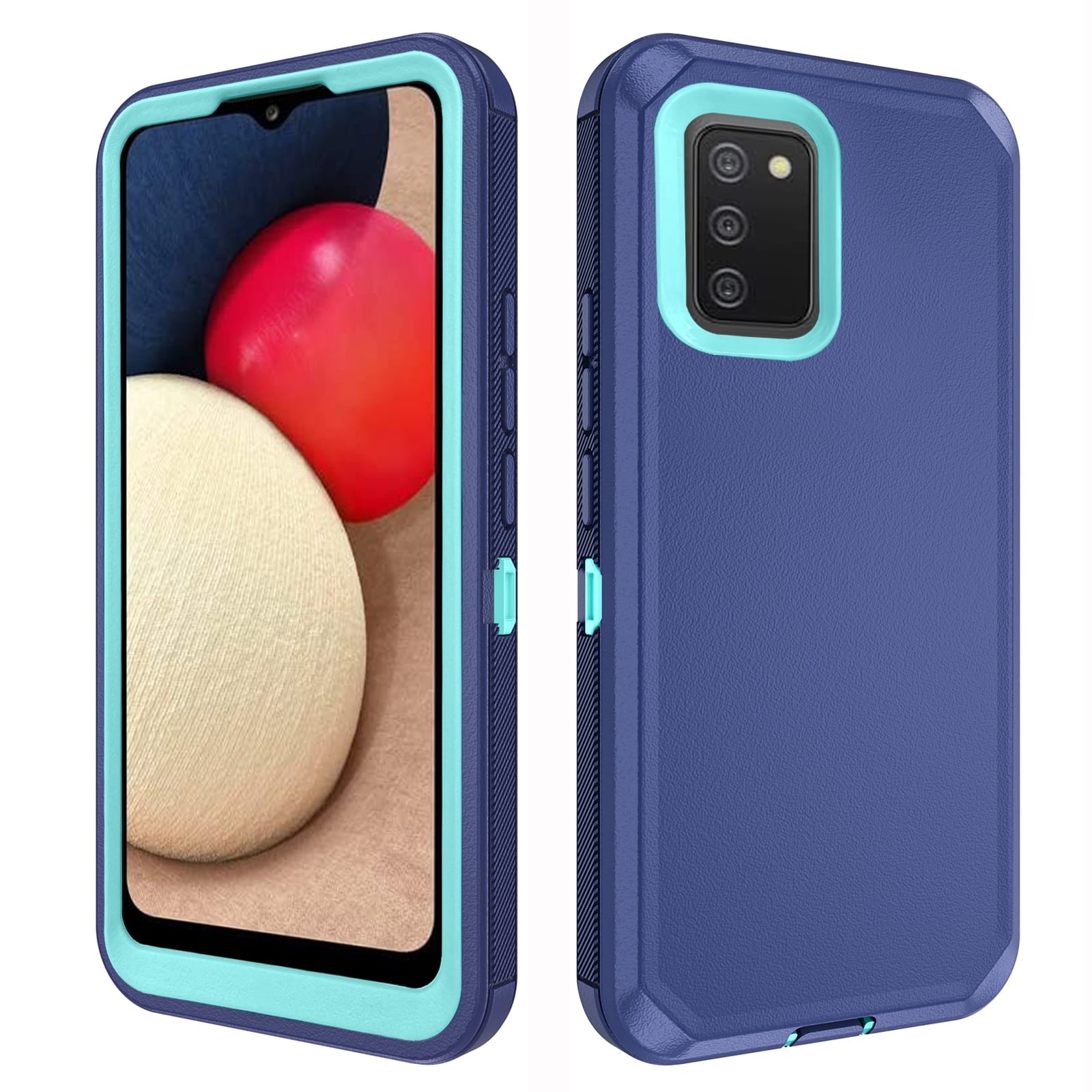 Asuwish Compatible with Samsung Galaxy A02s Phone Case Hybrid Rugged ...