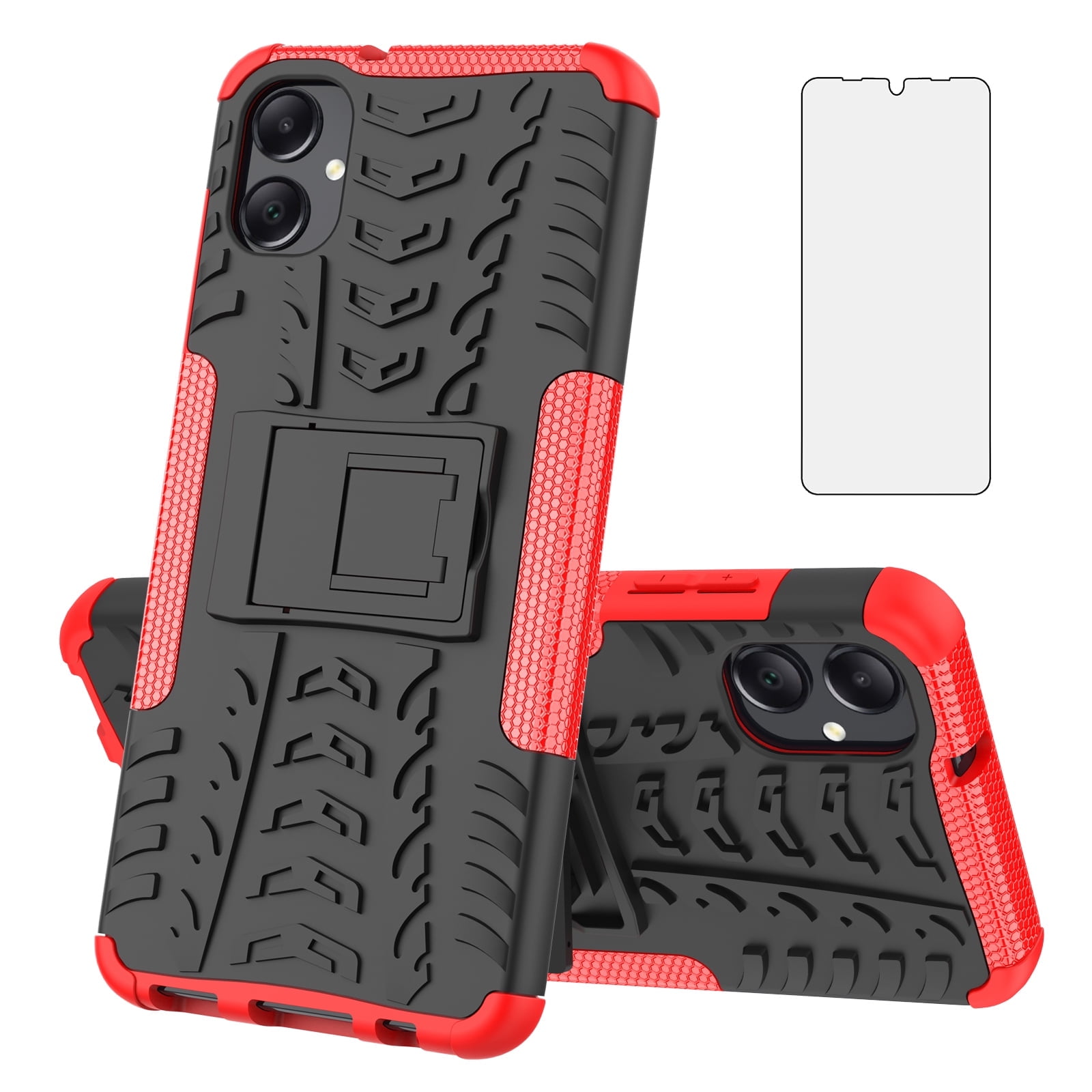 Asuwish Compatible with Samsung Galaxy A05 Phone Case Tempered Glass ...