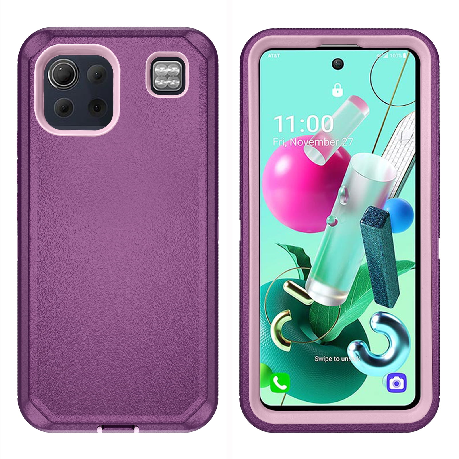 Asuwish Compatible with Samsung Galaxy A07 5G/4G Phone Case Hybrid ...