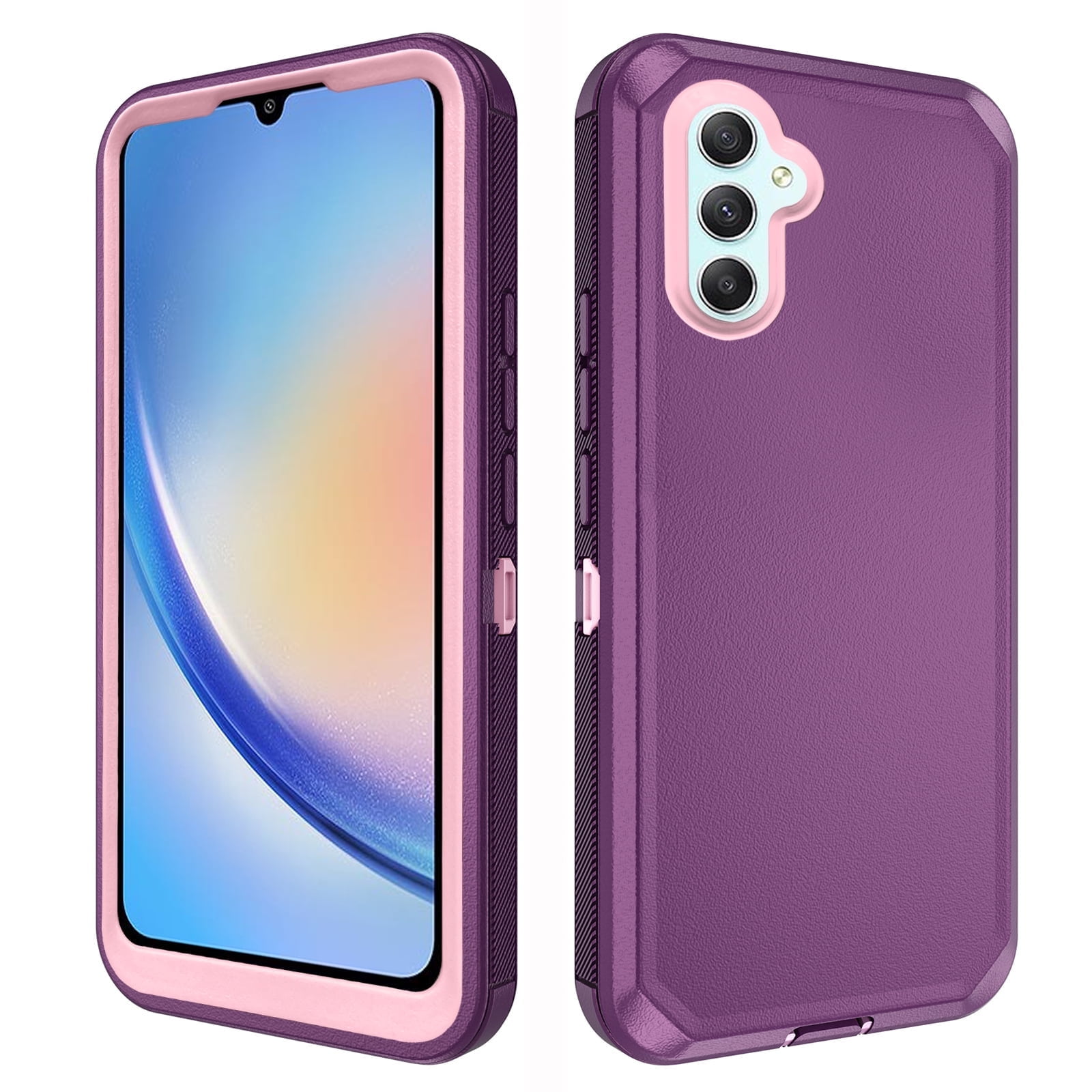 Asuwish Compatible with Samsung Galaxy A34 5G Phone Case Hybrid Rugged ...