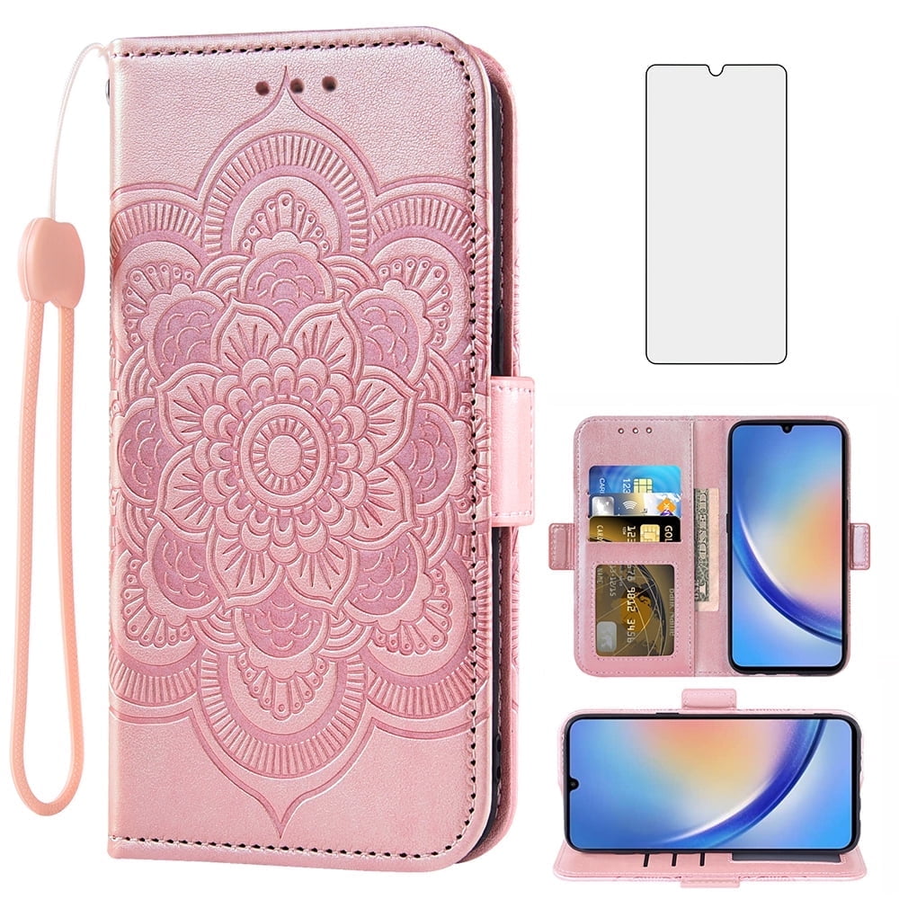 Asuwish Compatible with Samsung Galaxy A34 5G Wallet Phone Case and ...