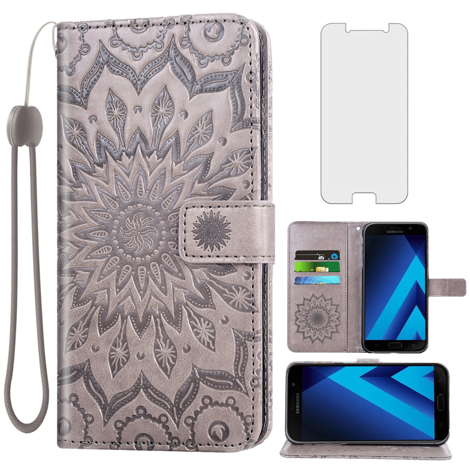 Asuwish Compatible with Samsung Galaxy A5 2017 Wallet Phone Case and ...