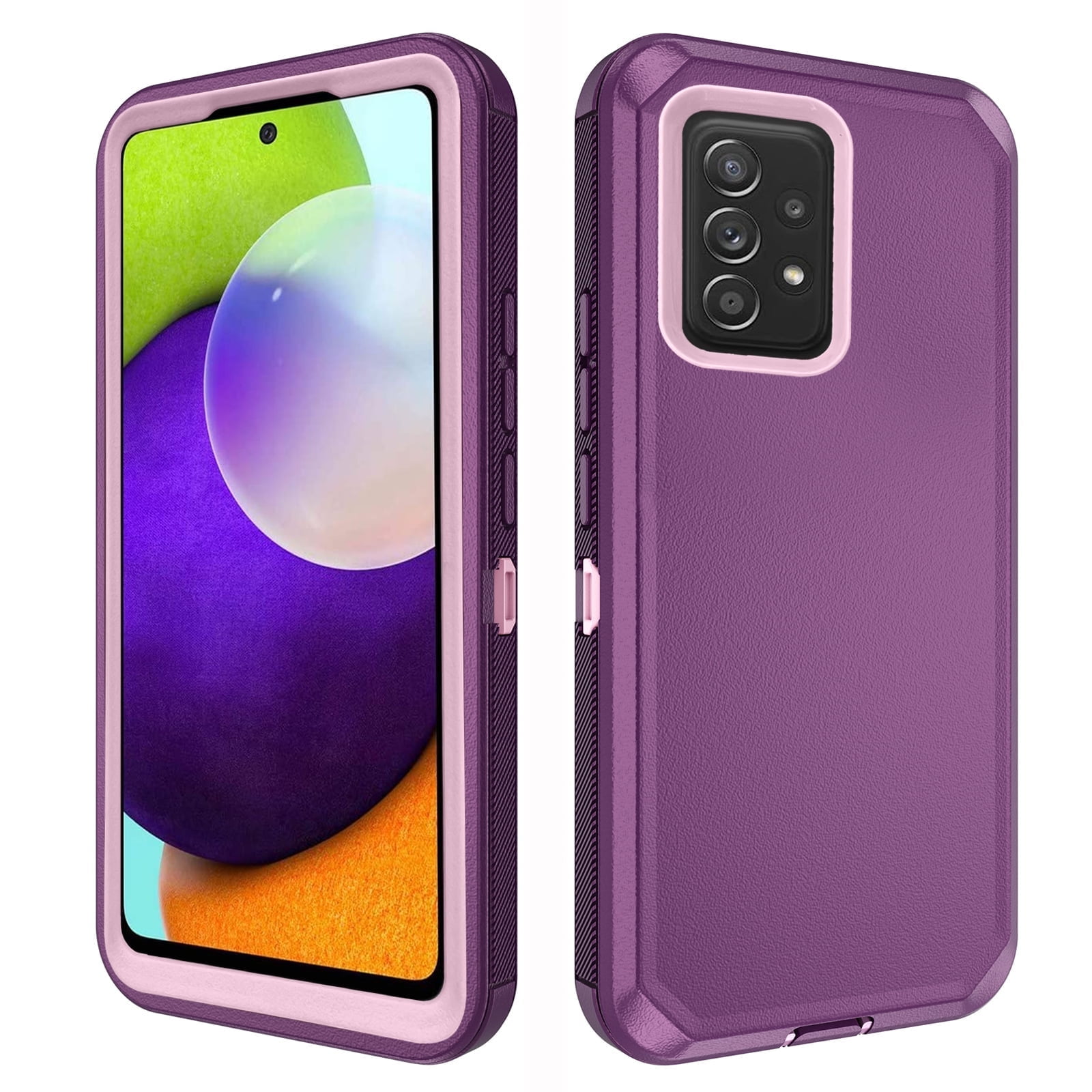 Asuwish Compatible with Samsung Galaxy A52/A52S 5G Phone Case Hybrid ...