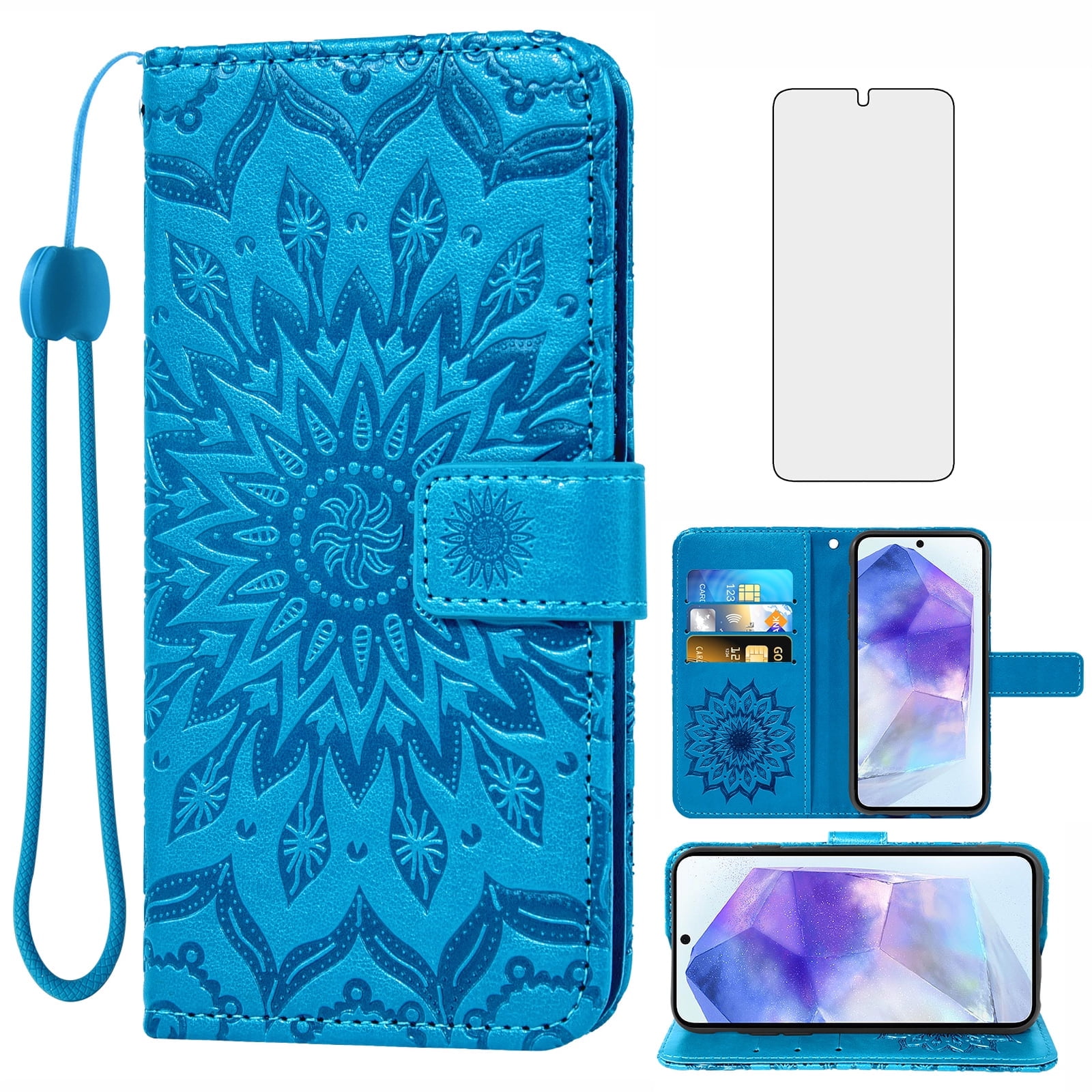 Asuwish Compatible with Samsung Galaxy A55 5G Wallet Phone Case and ...