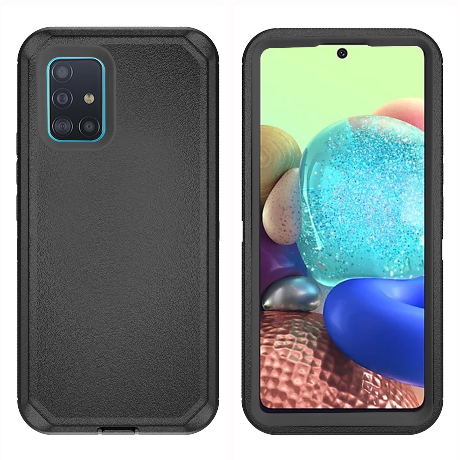 Asuwish Compatible with Samsung Galaxy A71 4G Phone Case Hybrid Rugged ...