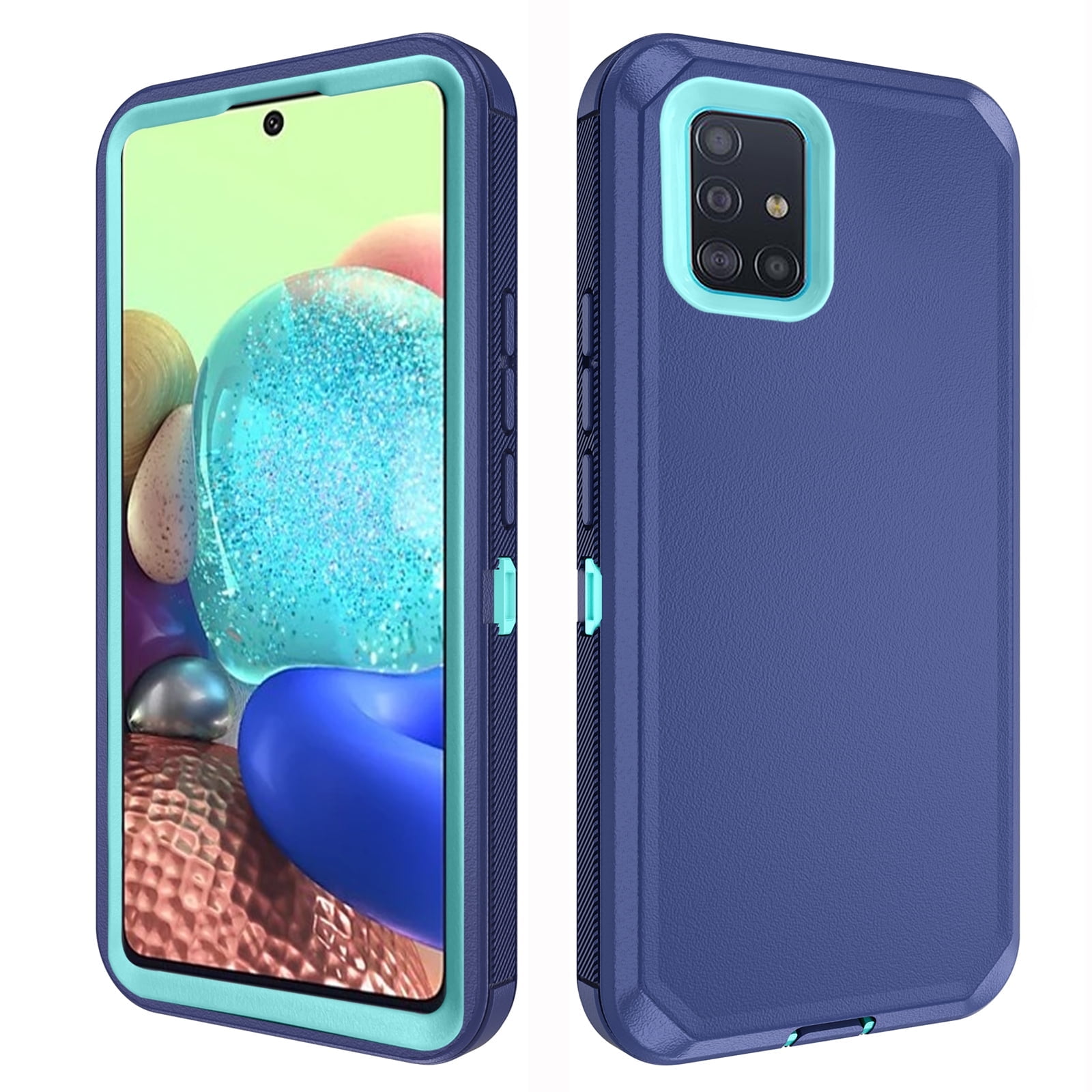 Asuwish Compatible with Samsung Galaxy A71 5G Phone Case Hybrid Rugged ...