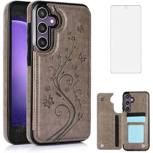 Asuwish Compatible with Samsung Galaxy S21 Ultra 5G Wallet Phone Case ...