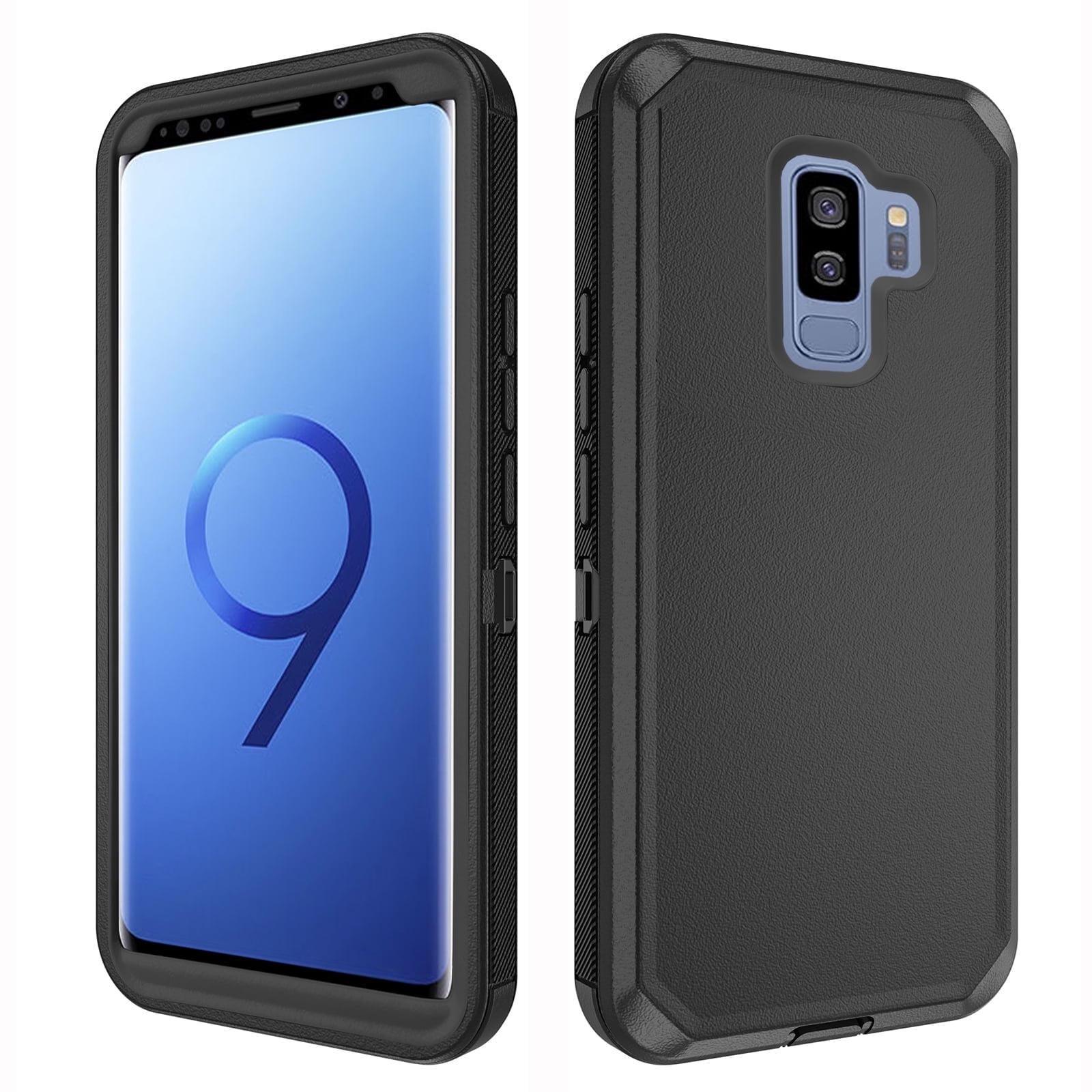 Asuwish Compatible with Samsung Galaxy S9 Plus Phone Case Hybrid Rugged ...
