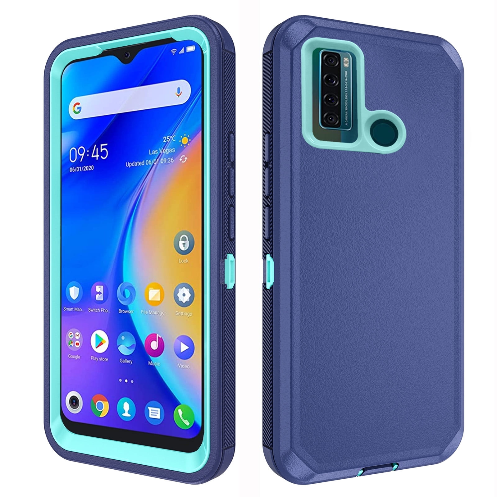 Asuwish Compatible with TCL 20XE 5087Z Phone Case Hybrid Rugged ...