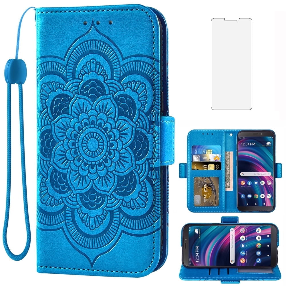Asuwish Compatible with Tracfone BLU View 3 B140DL Wallet Phone Case ...