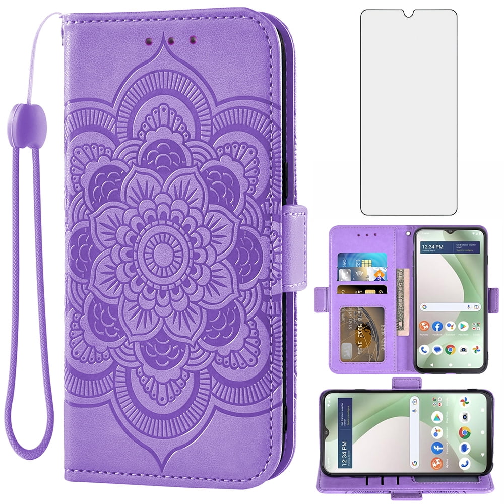 Asuwish Compatible with Tracfone BLU View 5 Wallet Phone Case and ...