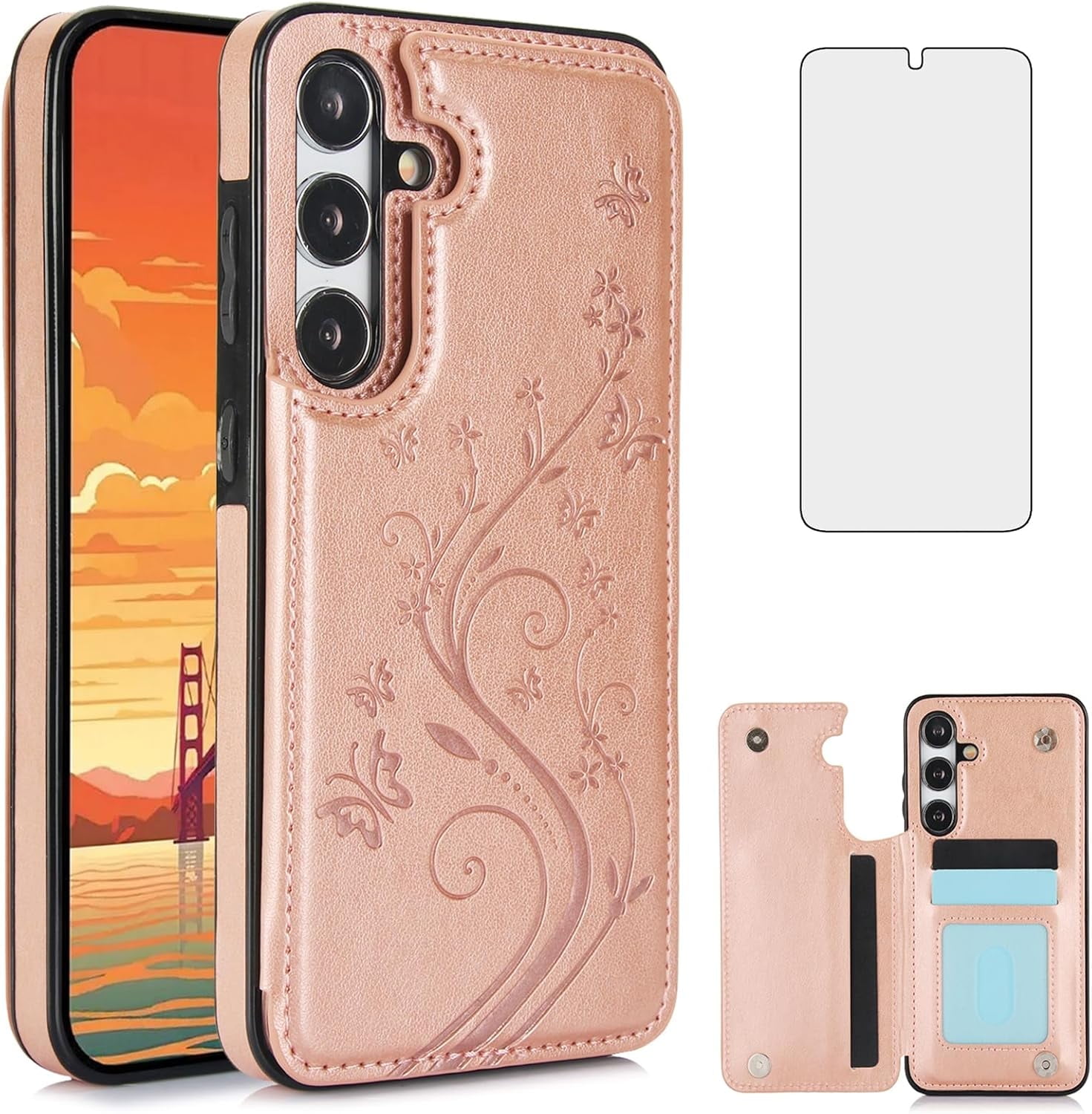 Asuwish Compatible with Samsung Galaxy A35 5G Wallet Phone Case ...