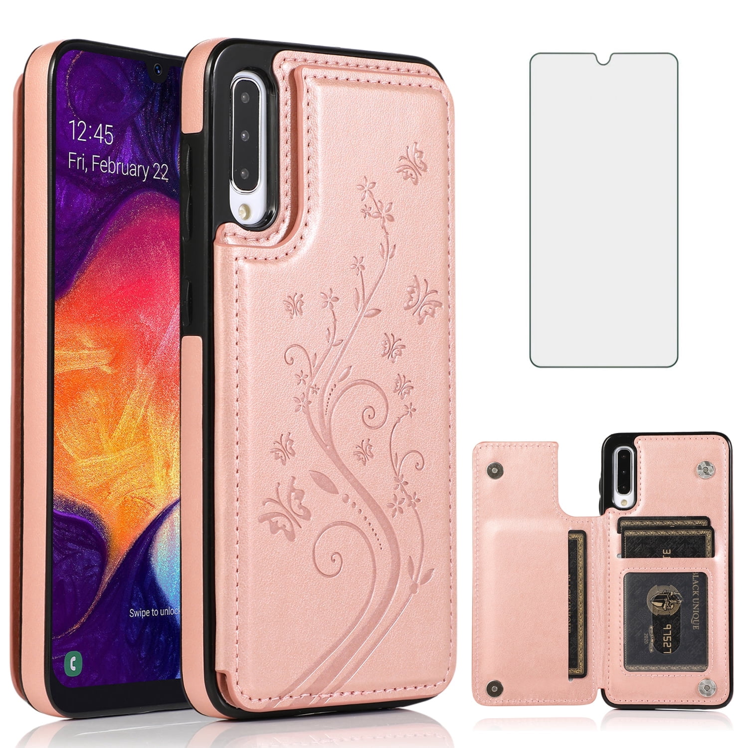 Asuwish Compatible with Samsung Galaxy A50 A50S A30S Wallet Phone Case ...