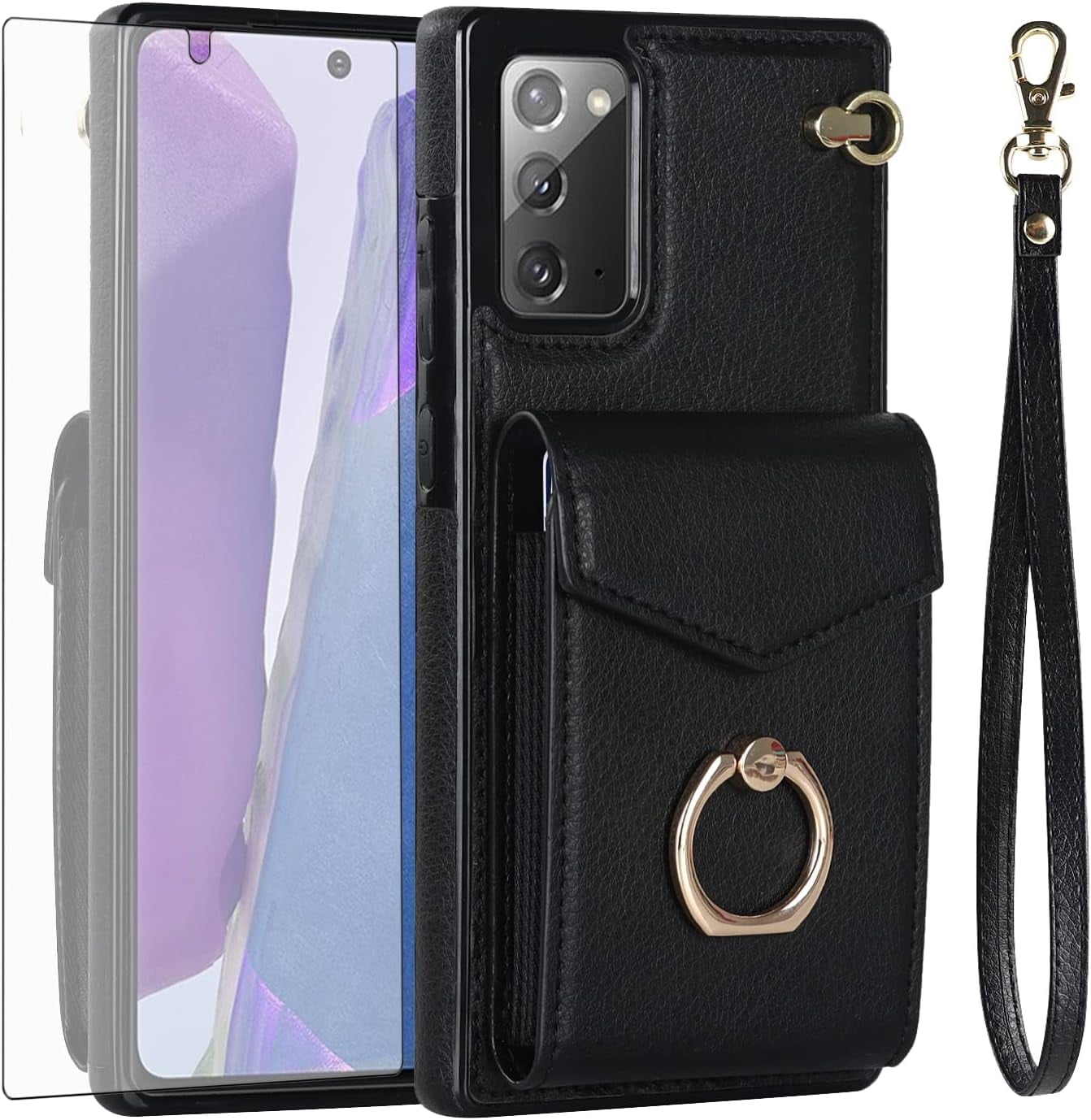 Asuwish Compatible with Samsung Galaxy Note 20 5G Wallet Phone Case ...