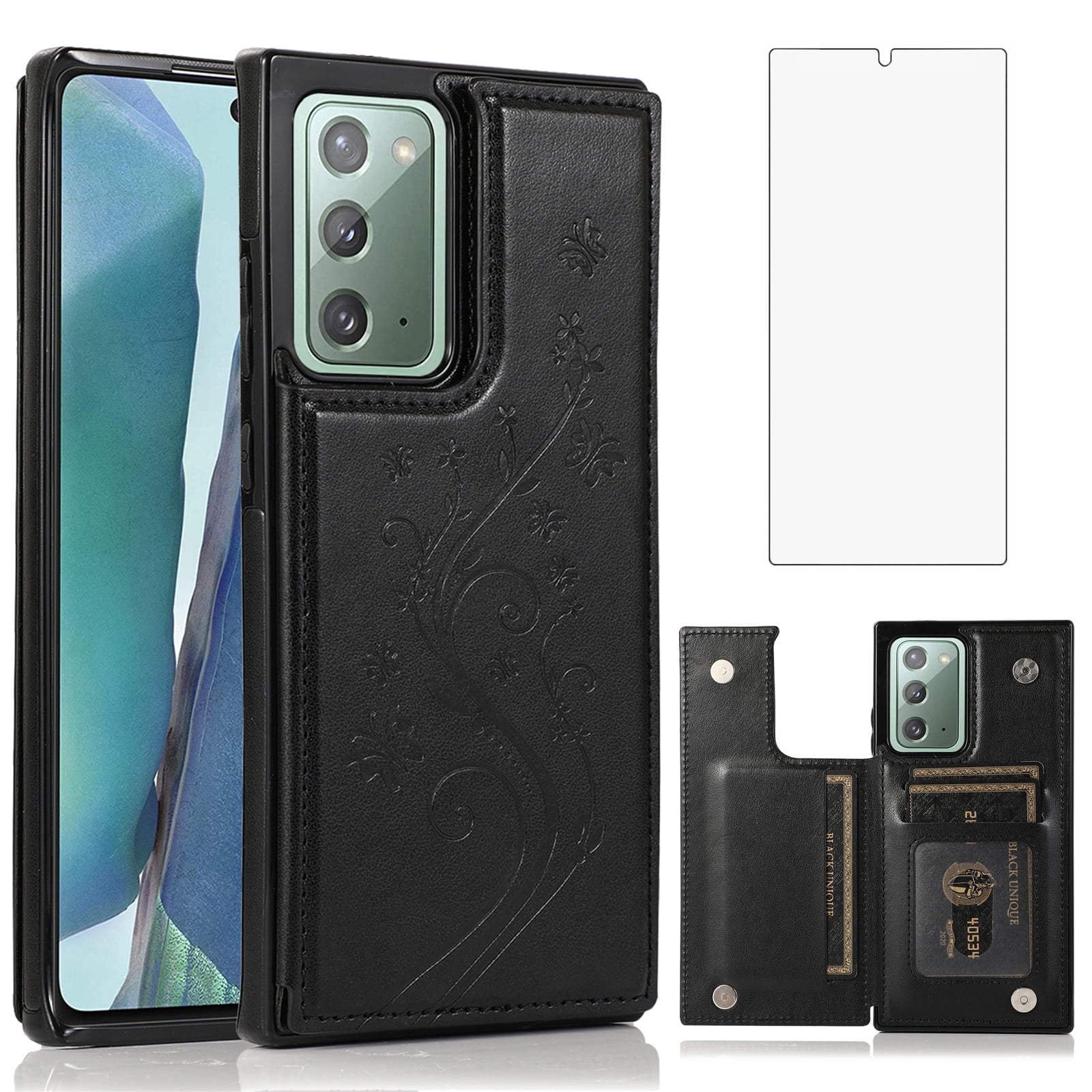 Asuwish Compatible with Samsung Galaxy Note 20 5G Wallet Phone Case ...