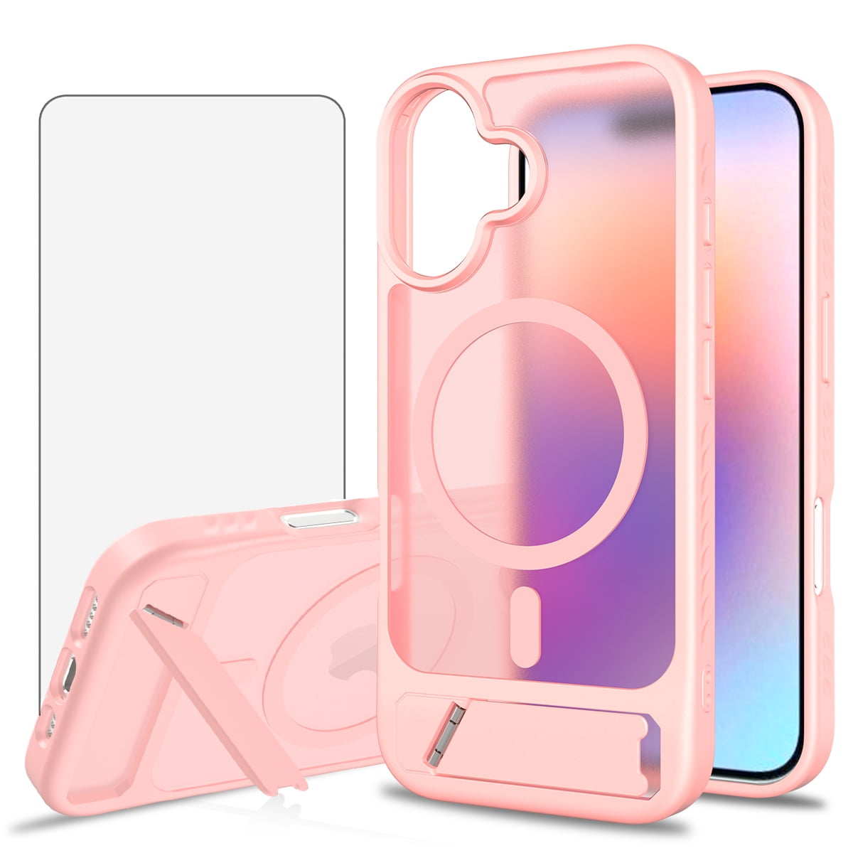 Asuwish Compatible with iPhone 17 6.3 inch Phone Case Tempered Glass ...