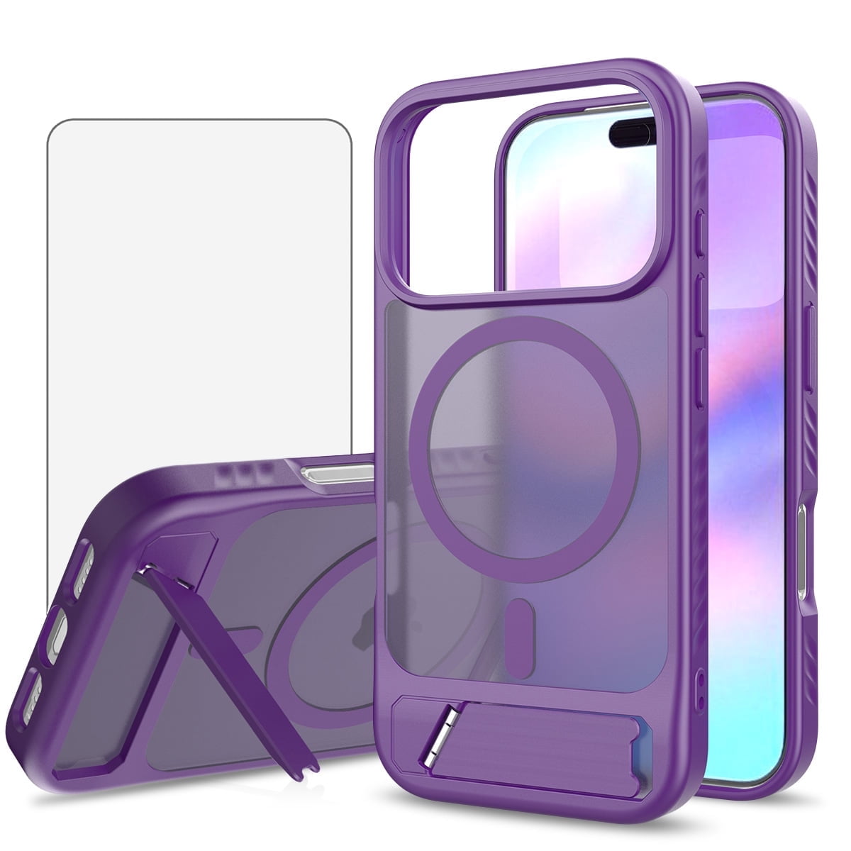 Asuwish Compatible with iPhone 17 Pro 6.3 inch Phone Case Tempered ...
