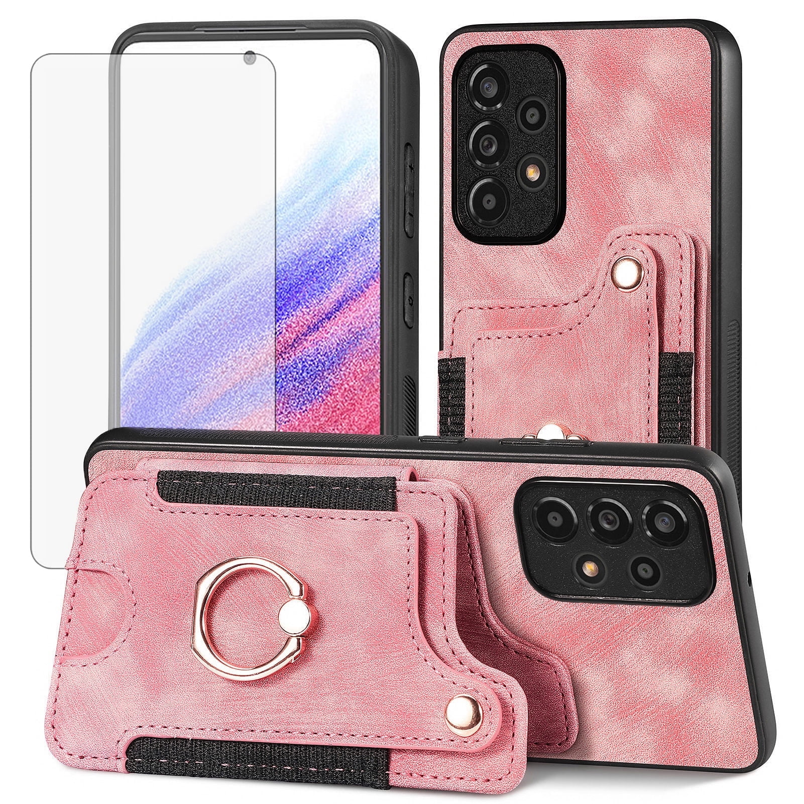 Asuwish Phone Case for Samsung Galaxy A53 5G Wallet Cell Cover with ...
