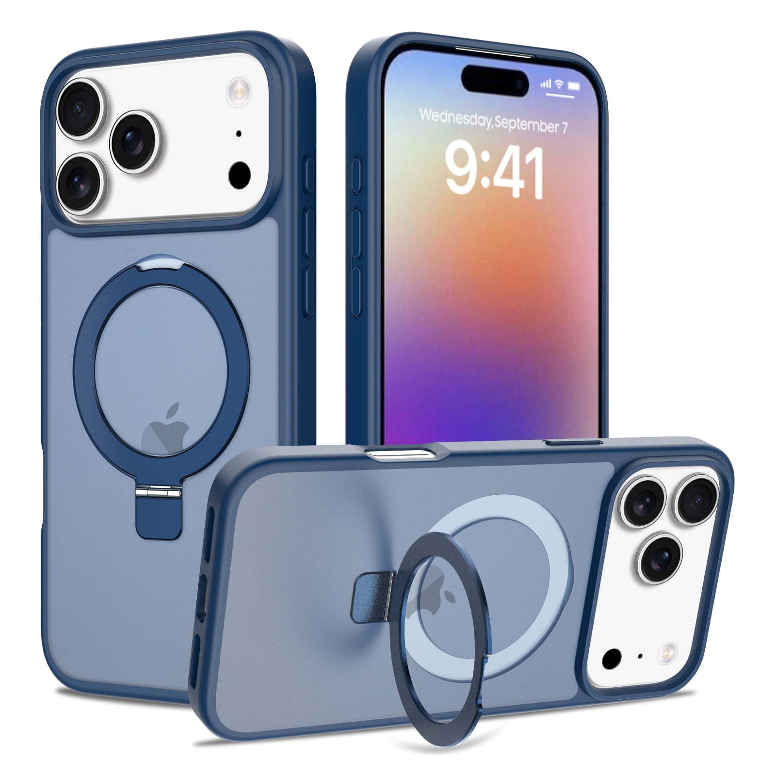 Asuwish Phone Case for iPhone 16 6.1 inch Tempered Glass Screen ...