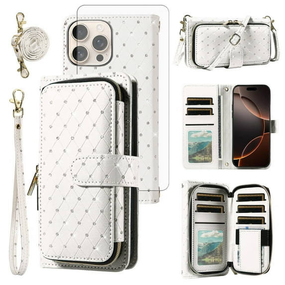 Asuwish Wallet Phone Case for Samsung Galaxy S21 Ultra 5G Tempered ...