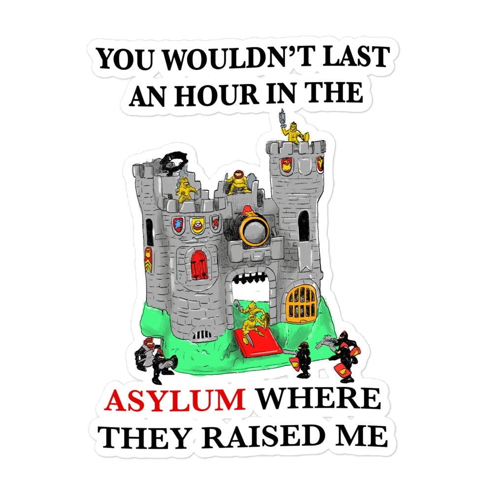 Asylum Bubble-free stickers vinyl decal cute sticker aesthetic design ...