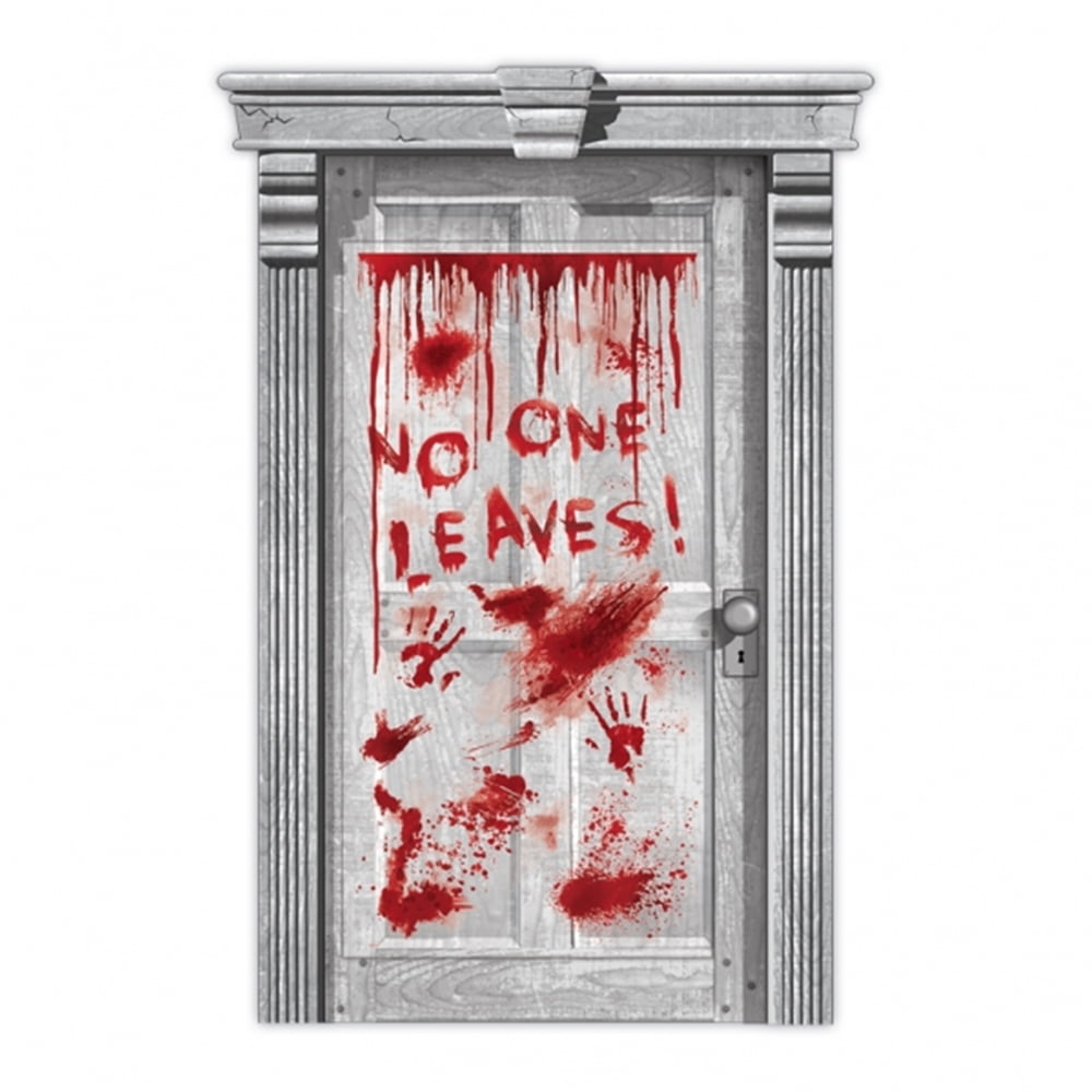 Asylum Dripping Blood Door Decoration - Walmart.com