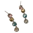 Asymmetric Dangle Earrings Crystal Studded Designs Ear Accessories ...