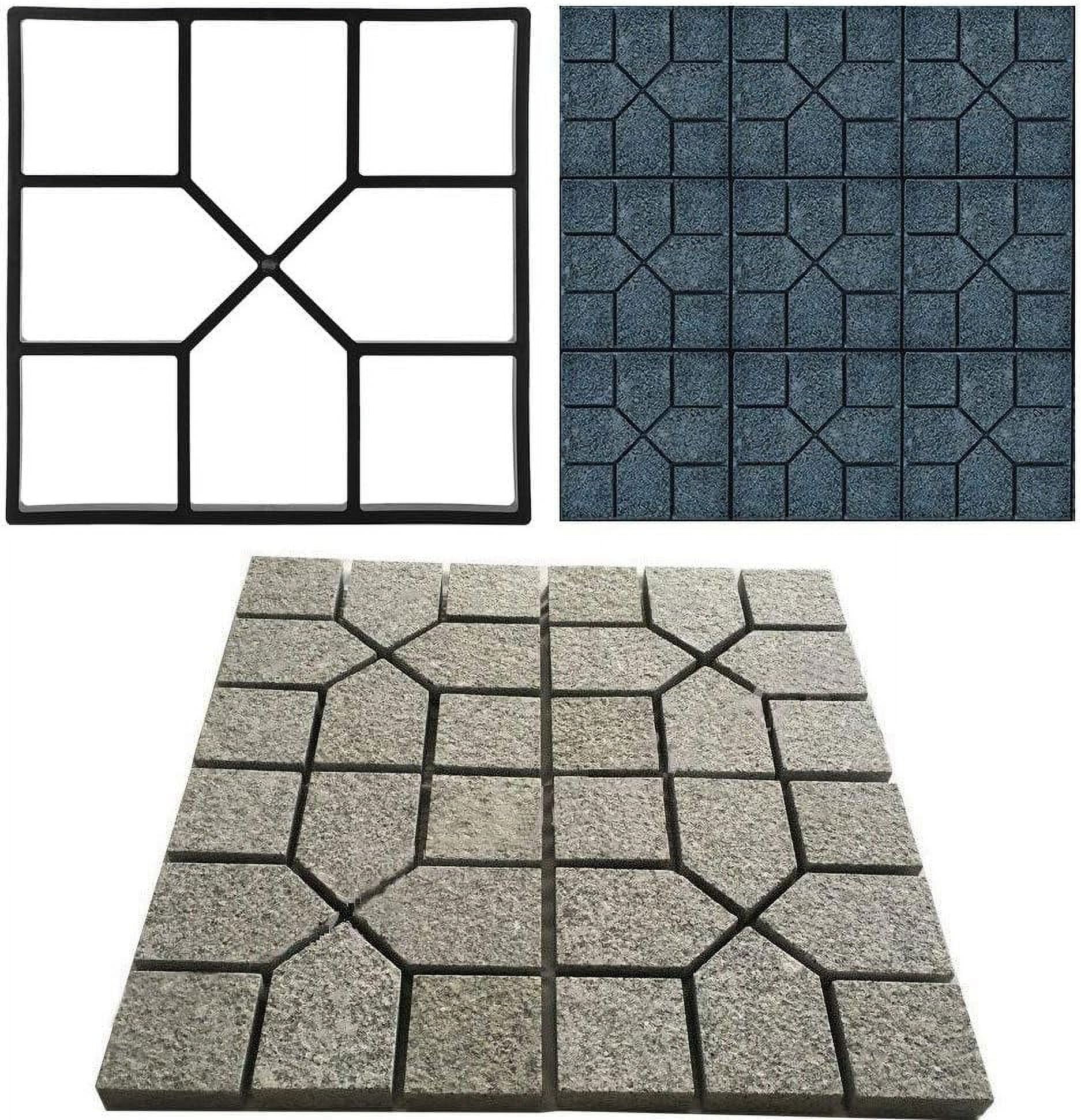 Asymmetric Stone Mold for DIY Driveway, Garden Path, Patio, and Terrace ...