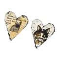 Asymmetrical Doodles Earrings Heart Shape Ear Studs with Cats Dog ...