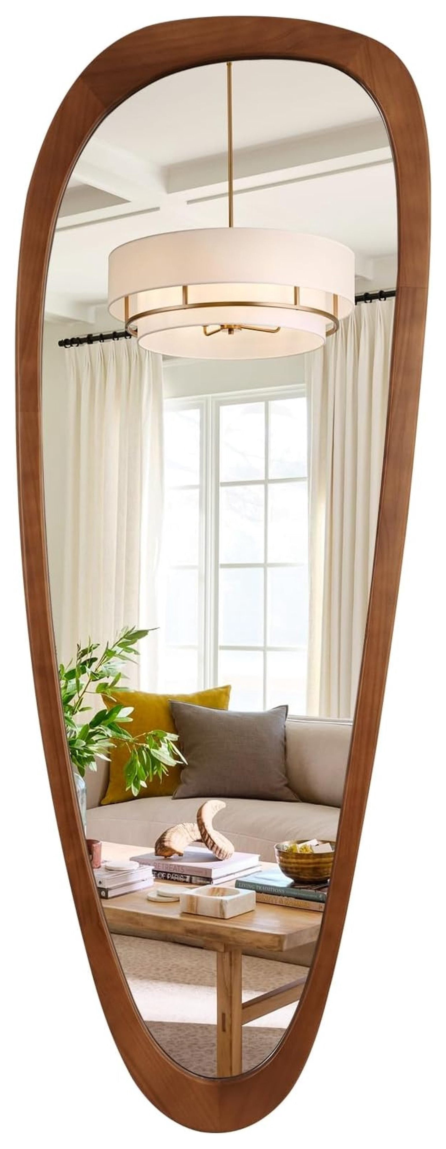 Asymmetrical Mirror, Irregular Mirror Full Length, Boho Wall Mirrors ...
