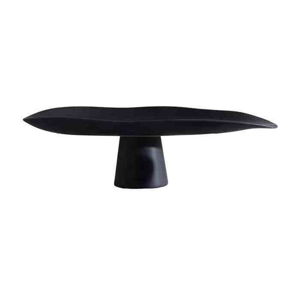 Asymmetrical Pedestal Fruit Bowl Minimalist Modern Serving Dish for ...