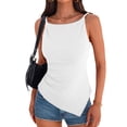 Asymmetrical Tops for Women Summer Sleeveless Twist Straps Slim Fit Y2K ...