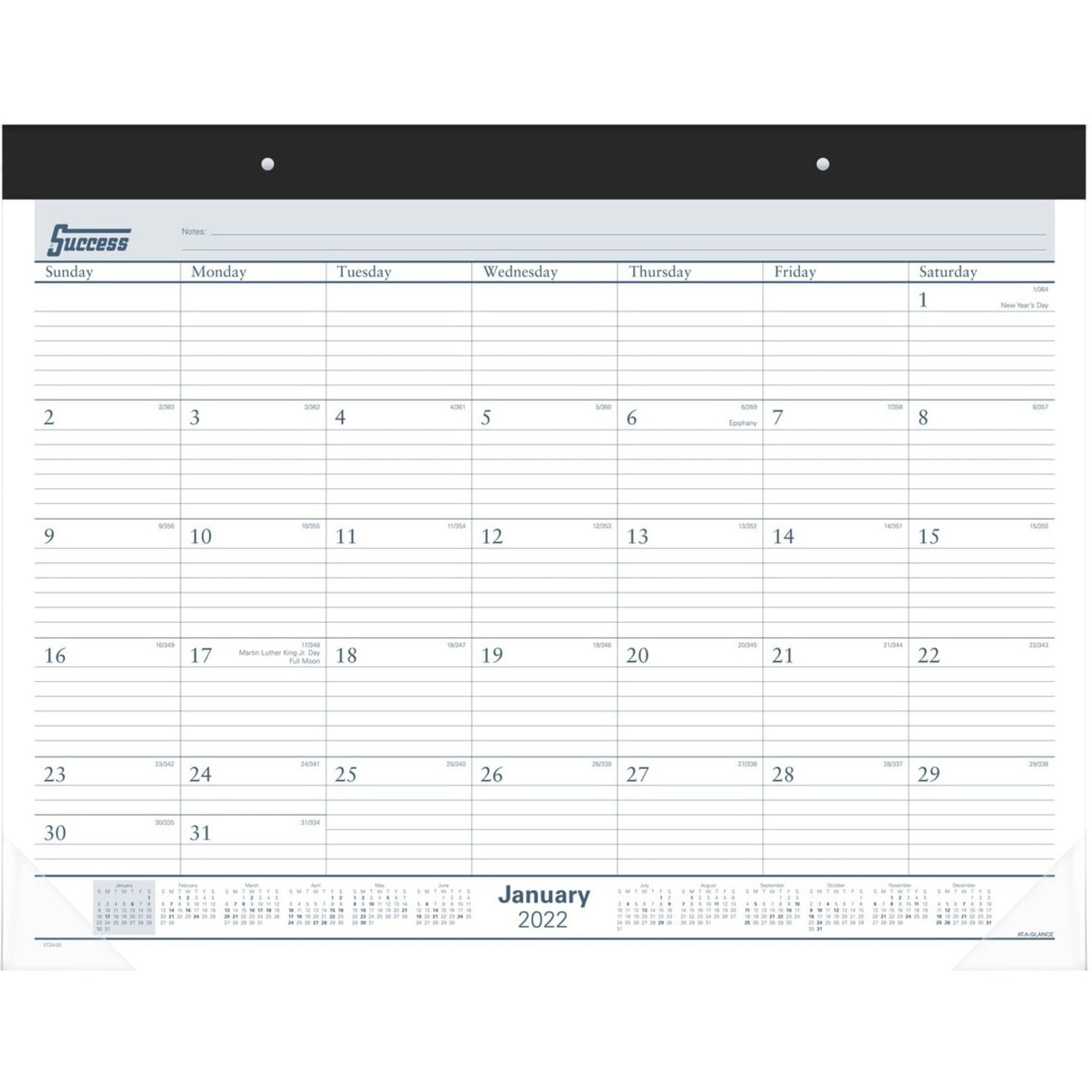 At A Glance 2022 Monthly Desk Pad Calendar Large 21 3 4 X 17