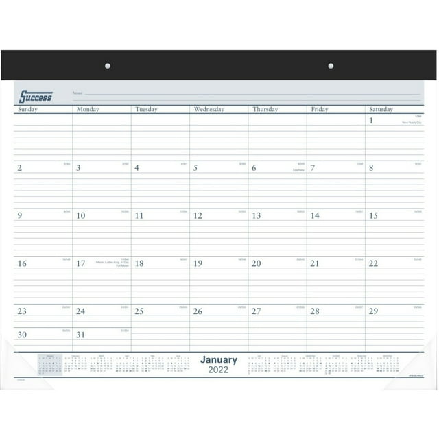 At-A-Glance 2022 Monthly Desk Pad Calendar, Large, 21 3/4" x 17 ...