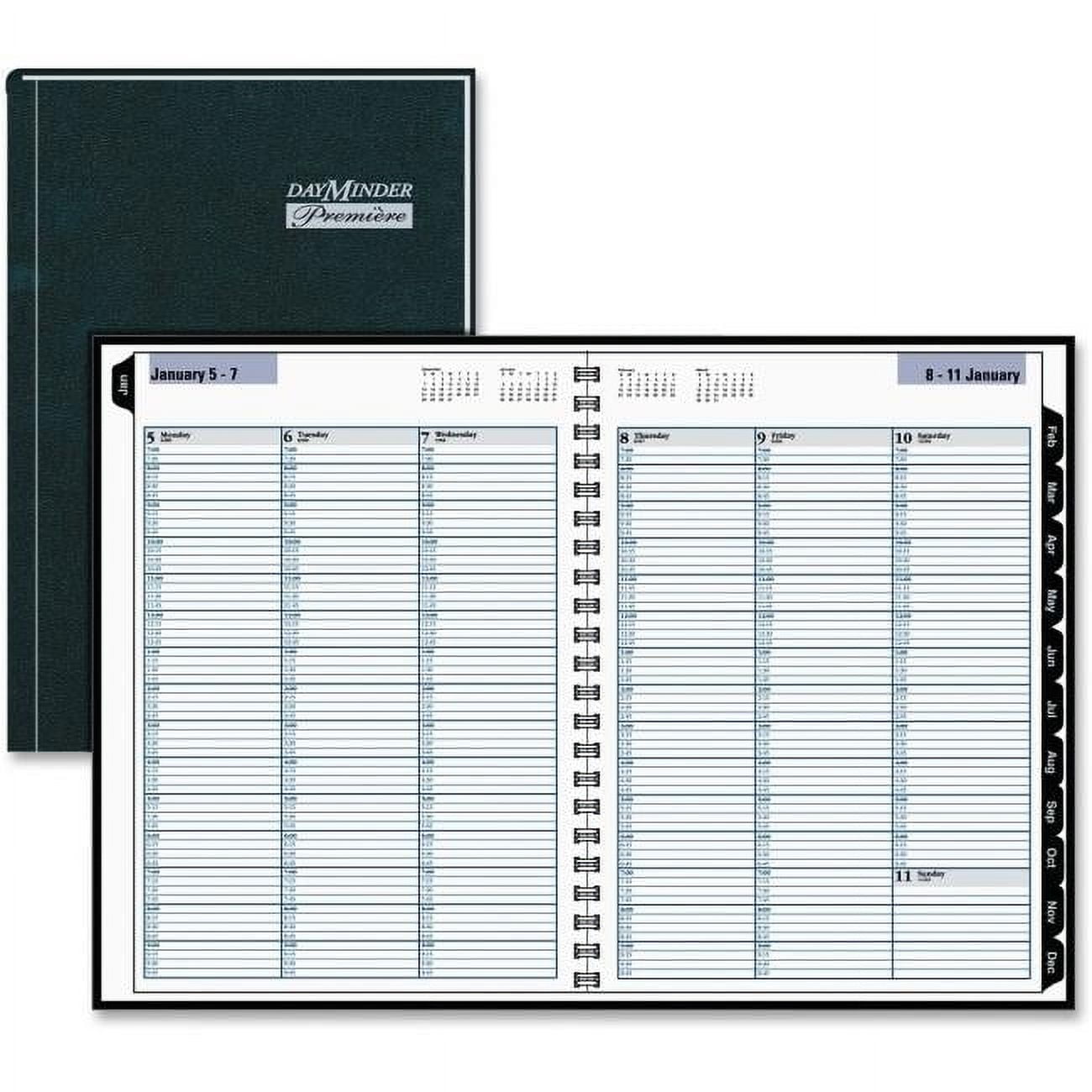 At A Glance 8 x 11 in. Premiere Weekly Appointment Book - Black ...