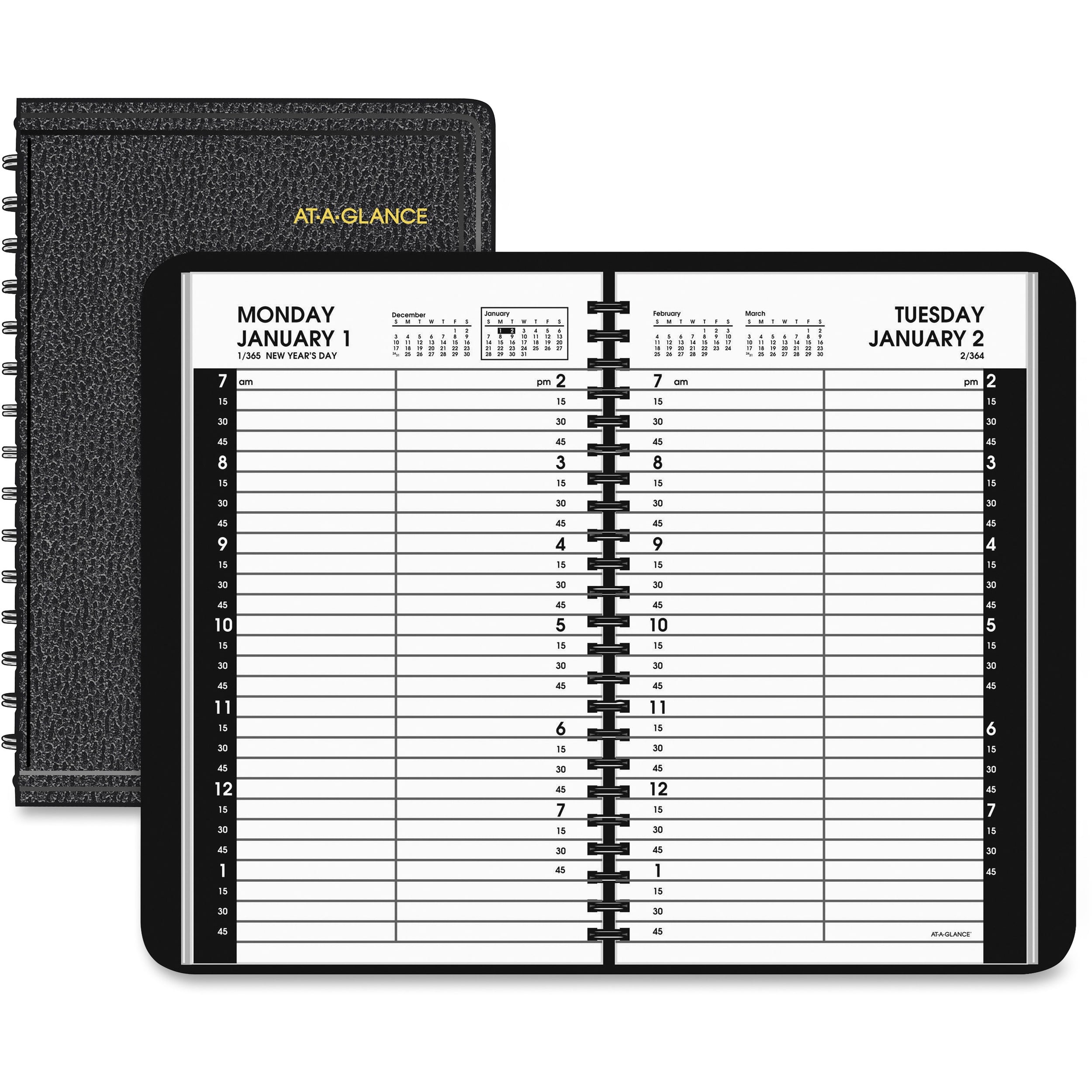 At-A-Glance Daily Appointment Book Planner - Walmart.com