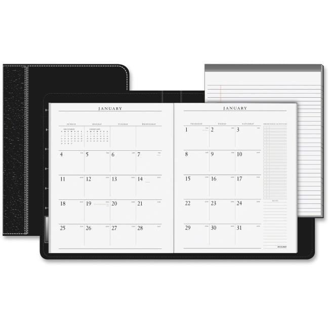 At A Glance Executive Monthly Padfolio Planner, Simulated Leather ...