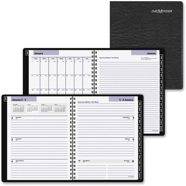 At A Glance Executive Planner, Weekly & Monthly Planning - Black ...