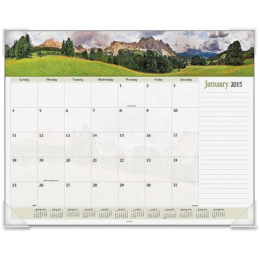 At-A-Glance Panoramic Landscape Desk Pad - Walmart.com