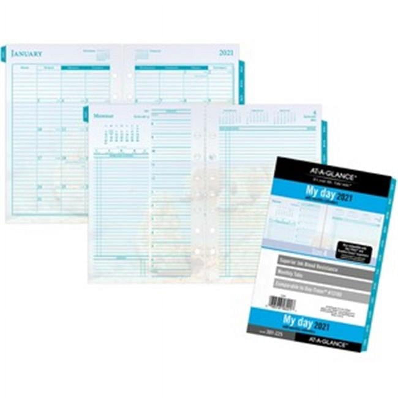 At-A-Glance Seascapes 2PPD 7-ring Desk Planner Refill - Walmart.com