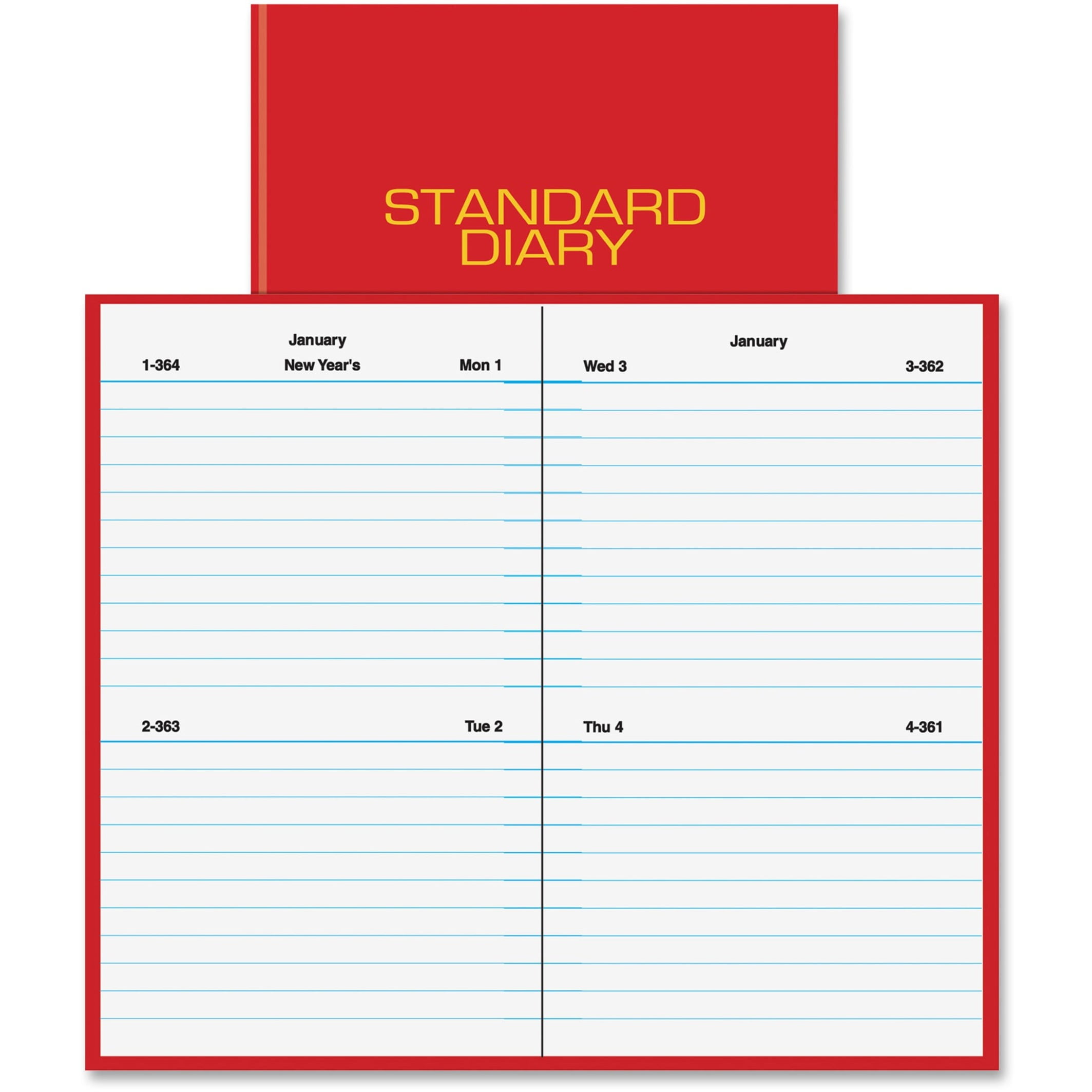 At-A-Glance Standard Diary Recycled Daily Reminder - Walmart.com