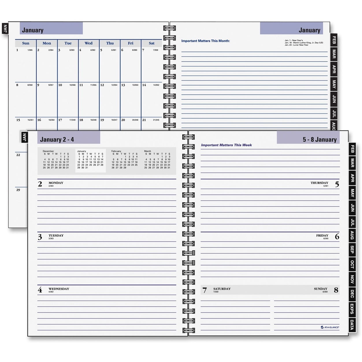 At-A-Glance Weekly/Monthly Planner Refill - Walmart.com