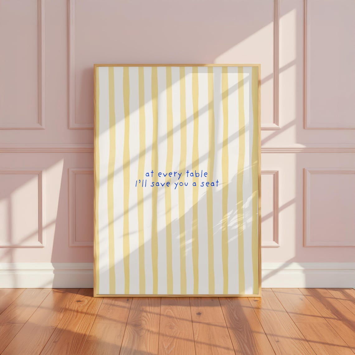 At Every Table I'll Save You A Seat Lyrics Quote Dopamine Decor Girls ...