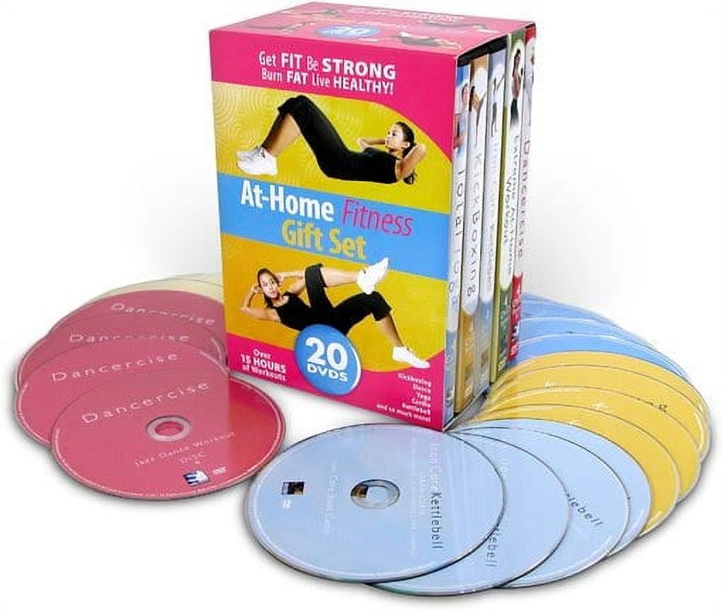 At-Home Fitness Gift Set - 20 DVD Collection - Walmart.com