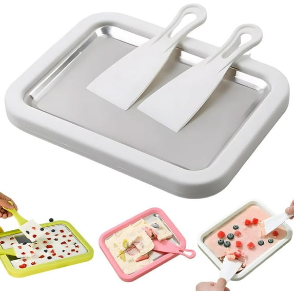 At-Home Rolled Ice Cream Maker Kit, Ice Cream Roller Maker with 2 ...